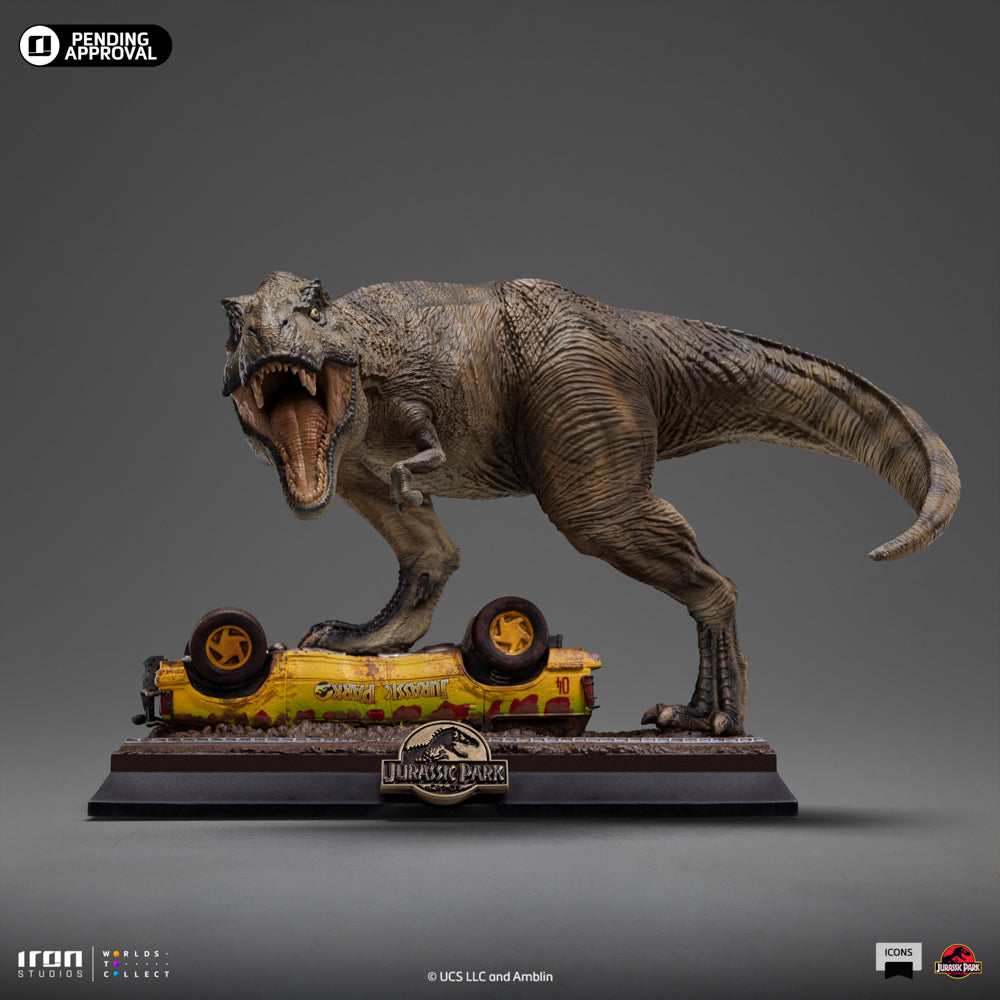 Pre-Order - Statue T-Rex Attack - Jurassic Park - Icons - Iron Studios ...