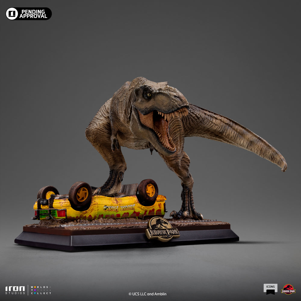 Pre-Order - Statue T-Rex Attack - Jurassic Park - Icons - Iron Studios ...