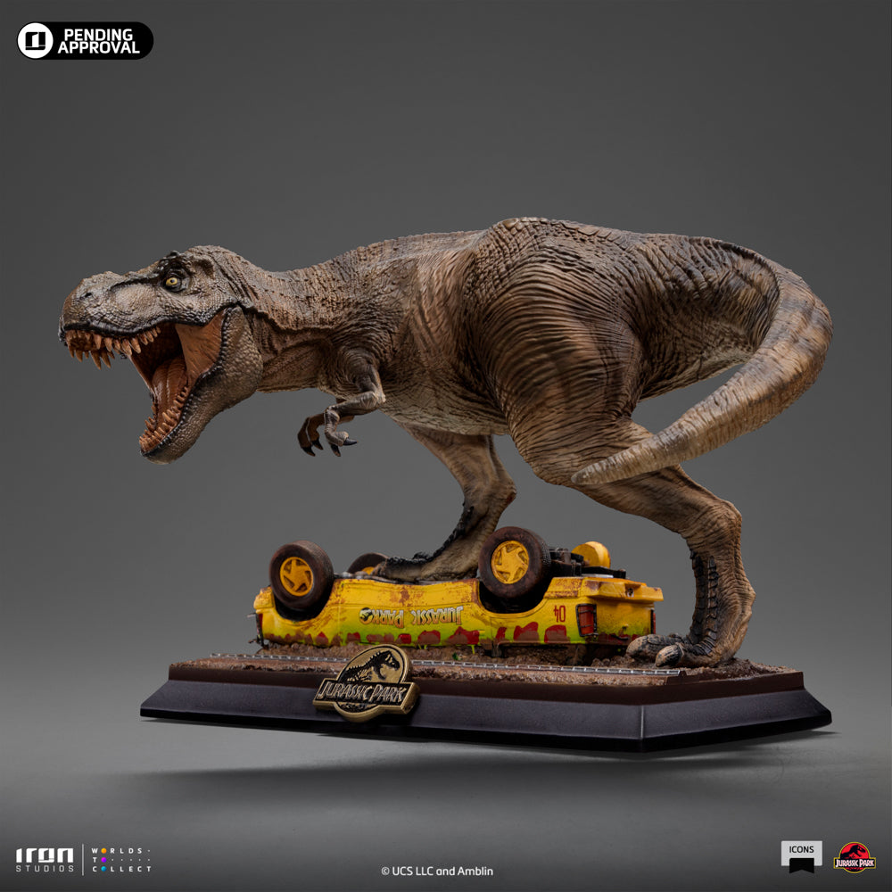 Pre-Order - Statue T-Rex Attack - Jurassic Park - Icons - Iron Studios ...
