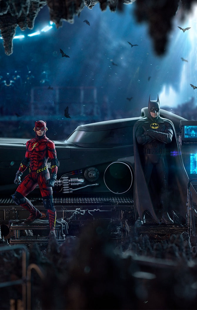 Batmobile Deluxe The Flash Movie Art Scale 1/10 Iron Studios – Iron ...