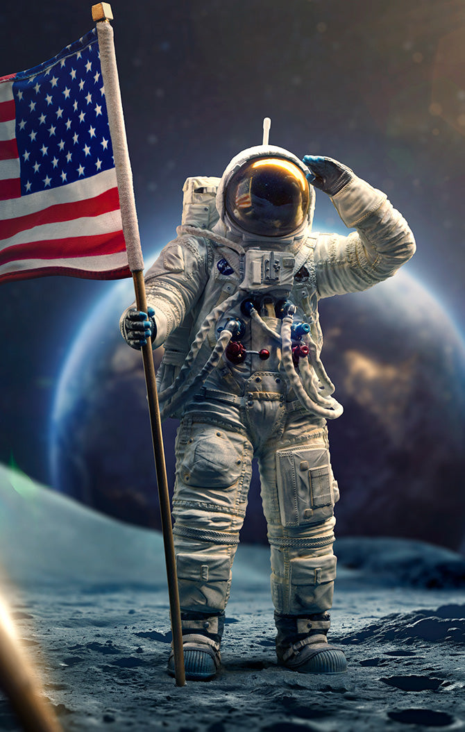 Apollo 11 Astronaut - NASA - Art Scale 1/10 - Iron Studios – Iron ...