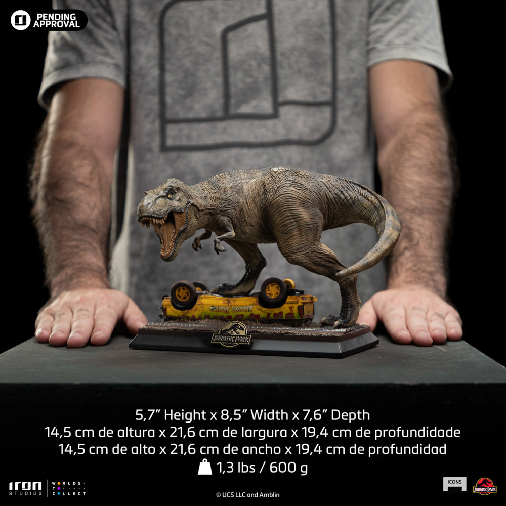 Pre-Order - Statue T-Rex Attack - Jurassic Park - Icons - Iron Studios ...