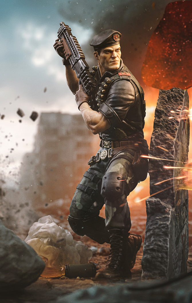 Digital Pre-Order - Statue Flint - G.I Joe - Art Scale 1/10 - Iron Stu ...